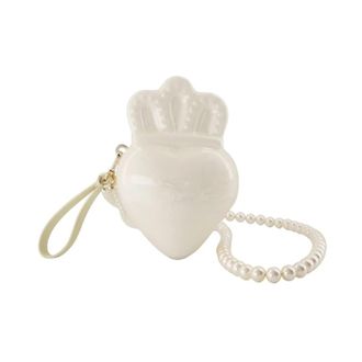 Simone Rocha Claddagh Umh&auml;ngetasche - - Bags - Damen - Beige - ONE SIZE