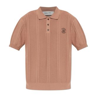 Golden Goose Homme, Tops, Brun, Taille: XL Polo avec logo