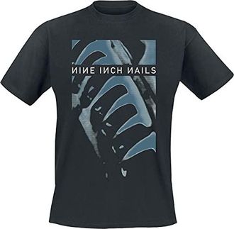 Nine Inch Nails Pretty Hate Machine Homme T-Shirt Manches Courtes Noir XL