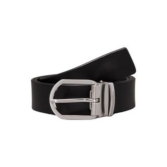 Calvin Klein Jeans Ceinture en cuir homme Ref 65149 Noir