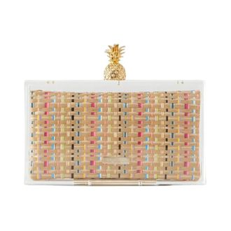 Aquazzura Mustique Clutch - - Bags - Damen - Beige - ONE SIZE