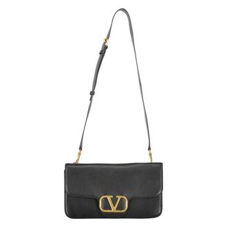 Valentino Garavani unisex, Sacs, Noir, Taille: ONE Size Sac bandoulière en cuir