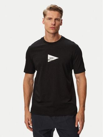 HUGO BOSS T-Shirt TS_Network Photo 50564740 Schwarz Regular Fit