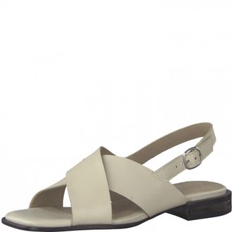 Marco Tozzi Marco Tozzi Damen 2-2-28117-28 Sandale mit Absatz, Cream, 41 EU