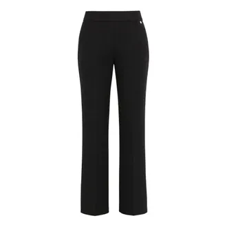 Liu Jo Pantalon droit Wf6339T743A - Femme - Pantalons - Noir - Taille: 36 FR