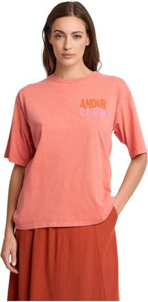 Kocca Femme, Tops, Orange, Taille: 42 FR T-shirt maxi stampa sul retro