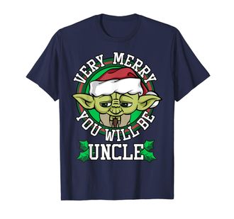 Star Wars Yoda Very Merry Uncle Holiday T-Shirt