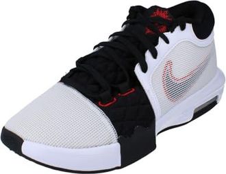 Nike Nike Lebron Witness VIII Hommes Basketball Trainers FB2239 Sneakers Chaussures (UK 11 US 12 EU 46, White Black University Red 103)