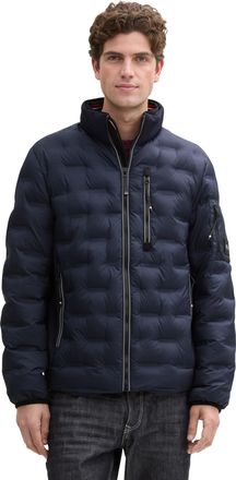 Tom Tailor Hybrid Weste mit abnehmbarer Kapuze, sky captain blue, XXL