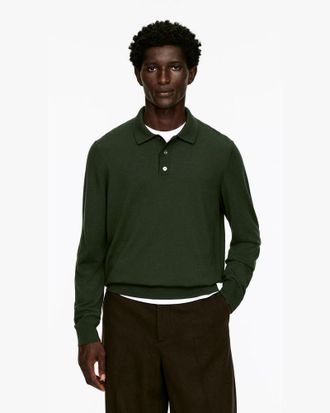 Arket Polo Aus Merinowolle -Grün