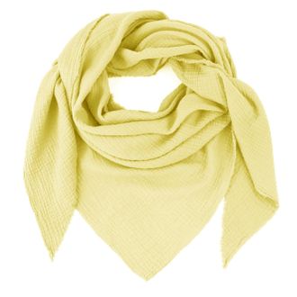 Glamexx24 Damenschal Musselin Dreieck Schal, XXL Schal verschiedenen Farben Halstuch Winterschal aus Baumwolle Hergestellt in Italien