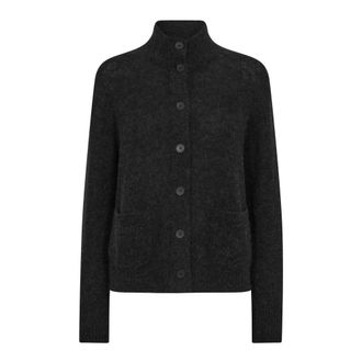 Mos Mosh MOS Mosh, Femme, Pulls, Noir, Taille: 36 FR Gilet en maille MMThora &agrave; col en V