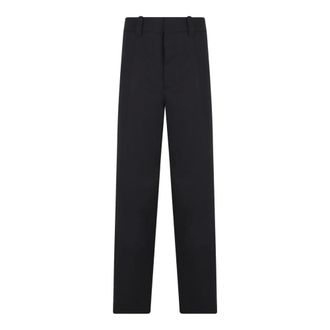 Christophe Lemaire Femme, Pantalons, Bleu, Taille: 42 FR Pantalon Droit Tailleur