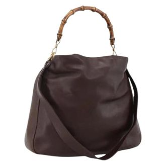 Gucci Sac &agrave; bandouli&egrave;re Vintage Pre-owned - Femme - Pre-owned - Brun - Taille: ONE Size