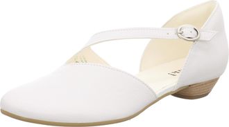 Think Damen Grace Nachhaltige Ballerinas, Bianco 1000, 39.5 EU