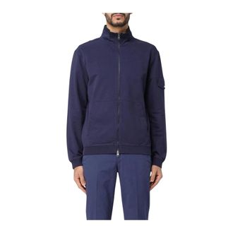 Woolrich Homme, Sweatshirts et sweats &agrave; capuche, Bleu, Taille: 2XL Veste &agrave; Col Montant