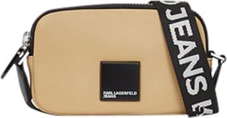 Karl Lagerfeld Karl Lagerfeld Jeans, Femme, Mini Sac Bandoulière Avec Logo Box, Brun, One size