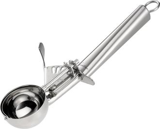 Lagostina 012335000304 Edelstahl Küchenhelfer, Automatischer Eisportionierer