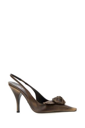 Prada Slingback Heel - Brown