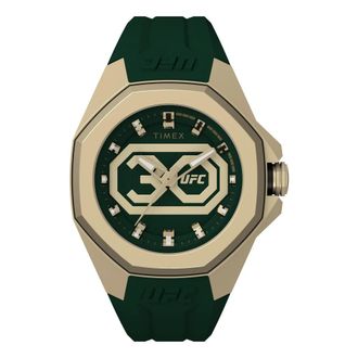 Timex Homme, Accessoires, Vert, Taille: ONE Size Montre UFC Pro 30th Anniversary