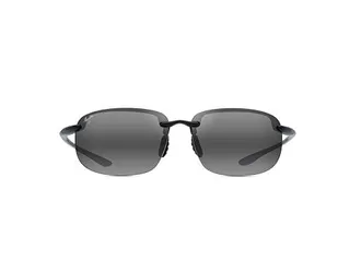 Maui Jim GREY HOOKIPA XLARGE BLACK GLOSS 68