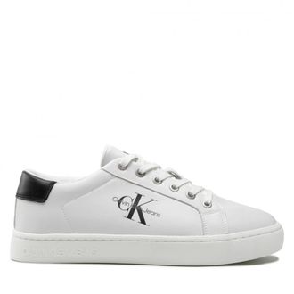 Calvin Klein Homme, Chaussures, Blanc, Taille: 40 EU Classic Cupsole Low