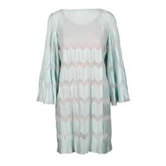 Antonino Valenti Femme, Robes, Vert, Taille: 36 FR Robe en Mélange de Soie Yayoi Kusama