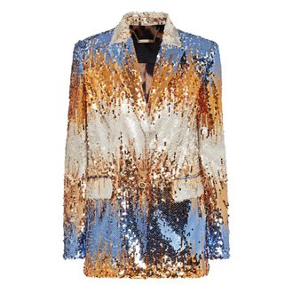 Philipp Plein Blazer Pailletes Gothic Plein - - Jackets - Damen - Mehrfarbig - M