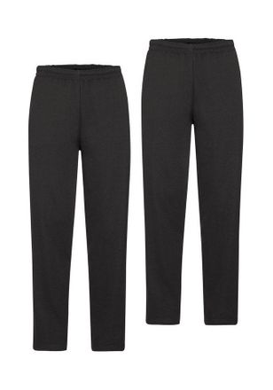 Fruit Of The Loom Sweathose (Packung, 2-tlg) Jogger mit offenem Beinabschluss