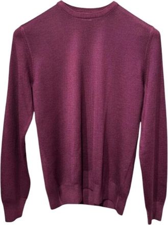 Gran Sasso Homme, Pulls, Violet, Taille: M Pulls &agrave; col rond