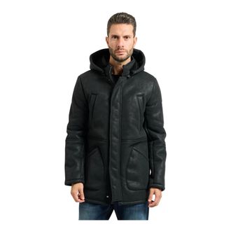 Yes-Zee YES Zee, Homme, Manteaux, Noir, Taille: 2XL ID 0010