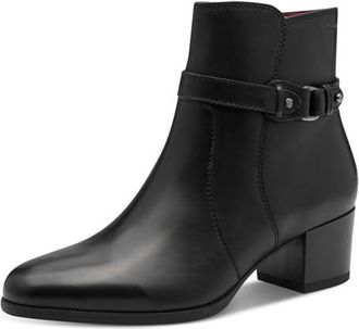 Tamaris Bottines à talon pour femme 1-25373-45 - Noir - Taille 42 EU, Noir, 42 EU