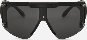 Ottolinger Gem-Stud Knotted Sunglasses Black