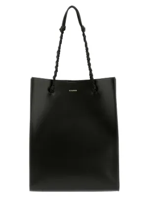 Jil Sander Leather Tote Bag - Black