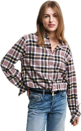 GANT Herren REG Flannel Plaid Shirt Hemd, Cream, XL