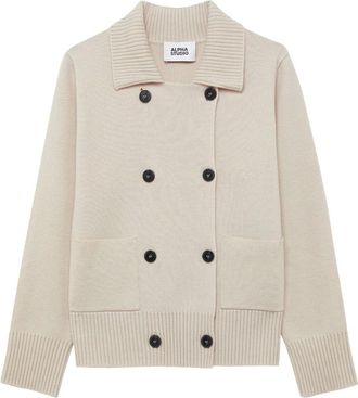 Alpha Studio Damen, Strickwaren, Beige, MGr&ouml;&szlig;e