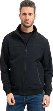 Guess Homme, Vestes, Noir, Taille: XL Nylon Jacket