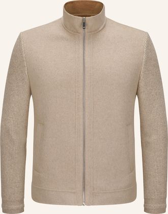 Milestone Jacke Mskennedy Im Materialmix beige