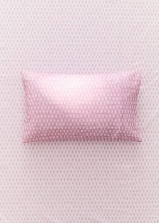 Mango Housse de coussin de berceau en percale de coton mini fleur 30x50 cm rose - Home - 30x50cm - MANGO HOME