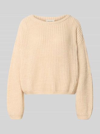 American Vintage Oversized Strickpullover aus Leinen-Mix