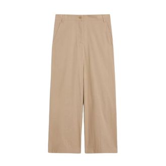Max Mara Lange Hose - - Trousers - Damen - Beige - XL