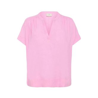 Kaffe KAmilia Wing SL Blouse - Femme - Blouses et Chemises - Rose - Taille: 40 FR