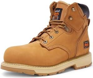 Timberland Bottes de construction Pit Boss pour homme, Wheat, taille 41,5 UE, Jaune blé, 41.5 EU
