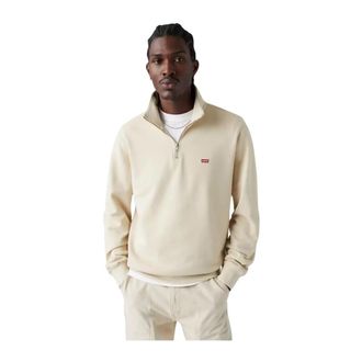 Levi's Sweatshirt MIT Reissverschluss 1/4 Original Mann - - Sweatshirts & Hoodies - Herren - Beige - XL