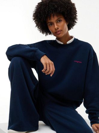 Tommy Jeans Sweatshirt TJW SCRIPT CREW Baumwollmischung