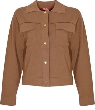 Max Mara Femme, Pulls, Brun, Taille: 42 FR Zum Cardigan