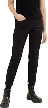 Tom Tailor 1034544 Pantalon Chino Mia Slim Fit Femme,14482 - Deep Black,38W / 28L