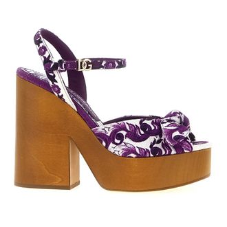 Dolce & Gabbana Maiolica Sandalen - - Shoes - Damen - Mehrfarbig - 36 EU
