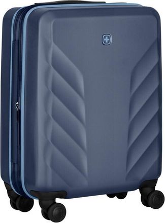 Wenger Motion Carry-On Hartschalenkoffer, Handgep&auml;ck, Trolley, 36 (43) l, Sicherheitsschloss, Damen Herren, Reisen Urlaub, Blau, 653338