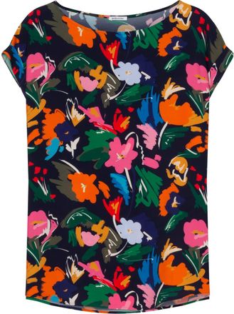 Seidensticker Damen 132632-19 Bluse, Blau, 36